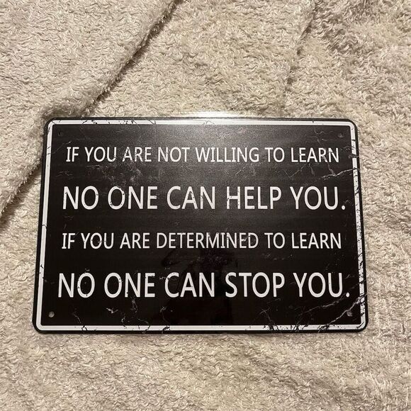 Wall Decor | Teacher Professor Counselors Metal Motivational ...